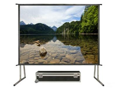 400 Inch Fast Fold Screens , Mobile Projection Screen For outdoor ...