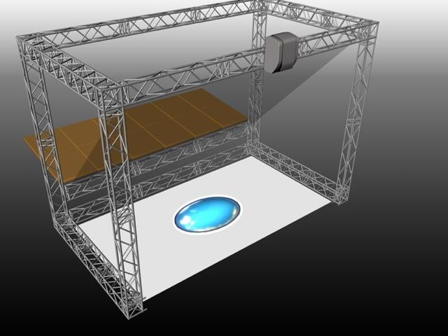 HD Holographic Projection System / Live Hologram Projection With 3d ...