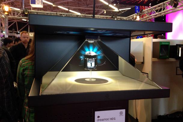 High Definition 3D Pyramid Holographic Display 65", Showcase Products ...