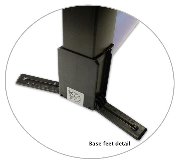 Electric Fixed Projection Screens For Tabletop Presentation , Retractable