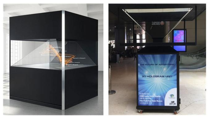 Large 4 Sided 4K Holographic Display Holo Advertising Player 2x2 m for ...