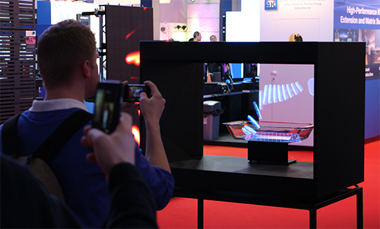 Hologram 3D Advertising Display Pyramid Holocube Holographic Projector