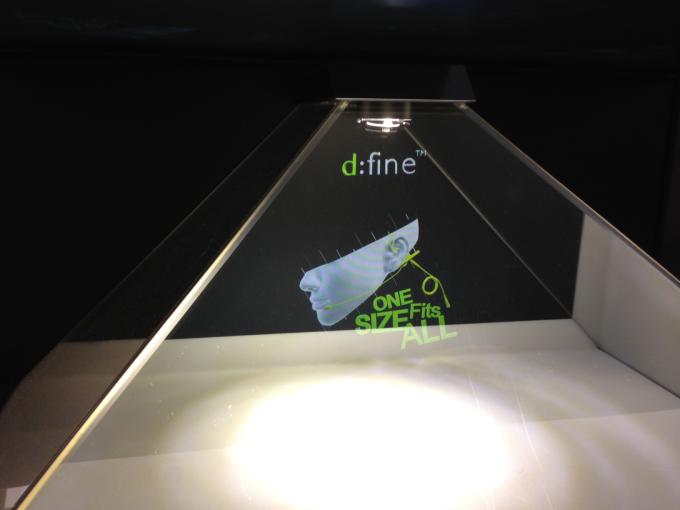 55 Holographic Display Pyramid / Holo Box 3D Hologram Technology