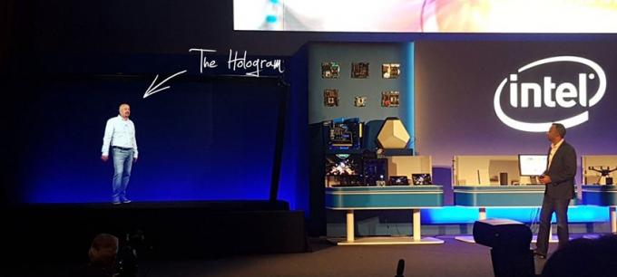 Musion Eyeliner Projector Screen 3D Holographic Display with 160° View ...