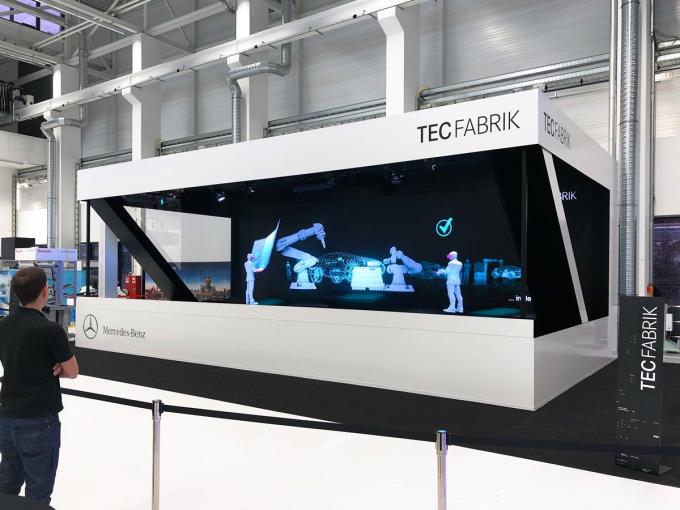 160° View Angle Holographic Projection System 3D Hologram Musion Foil ...