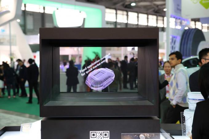 Full HD 22inch 180° Holocube Holographic Display Showcase 3D Hologram Box for exhibition
