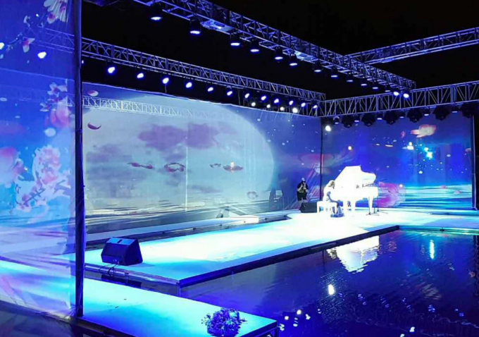 Holoflex Polyamide 3D Holographic Projection System