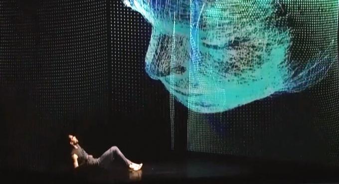 Holoflex Polyamide 3D Holographic Projection System