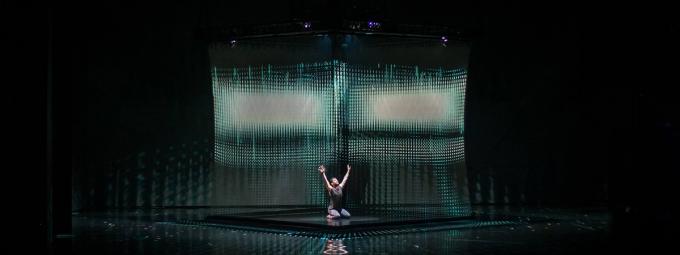 360 Degree Holographic Projector Screen Holo Gauze For 3D Hologram Show