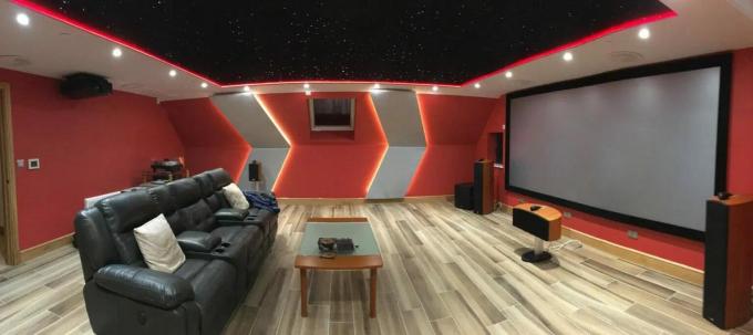 RGB Fiber Optic Star Ceiling Panels Simple Installation Infinite Star Panel