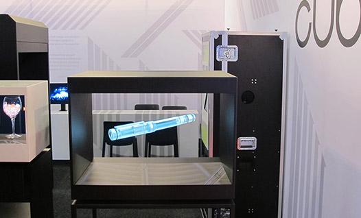 22 Inch Holographic Pyramid Display Showcase 3D Hologram Virtual Technology