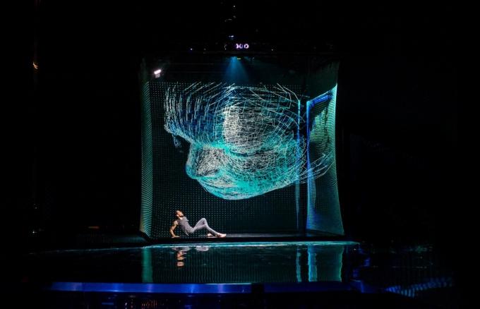 Projector Transparent Hologram Screen Holograohic Projection Scrim For ...