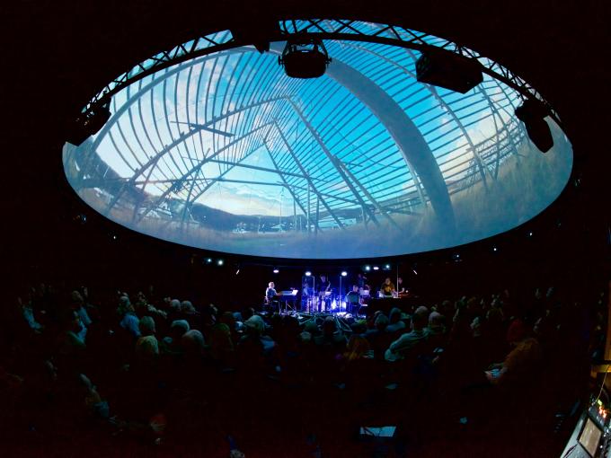 360 Degree Immersive Dome Projector Screen Planetarium Theater