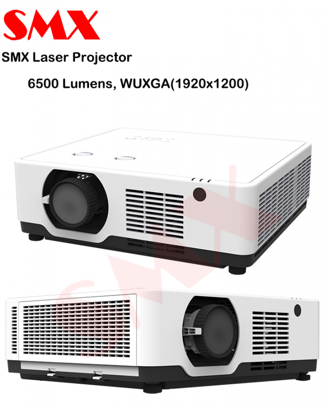 Home Theater 6500 Lumens WUXGA 3LCD Laser Projector With 4K Enhancement