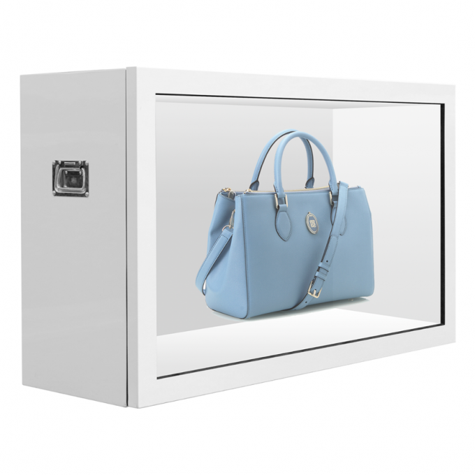 55 Inch Touch Screen 3d Holographic Display Box Vertical Transparent