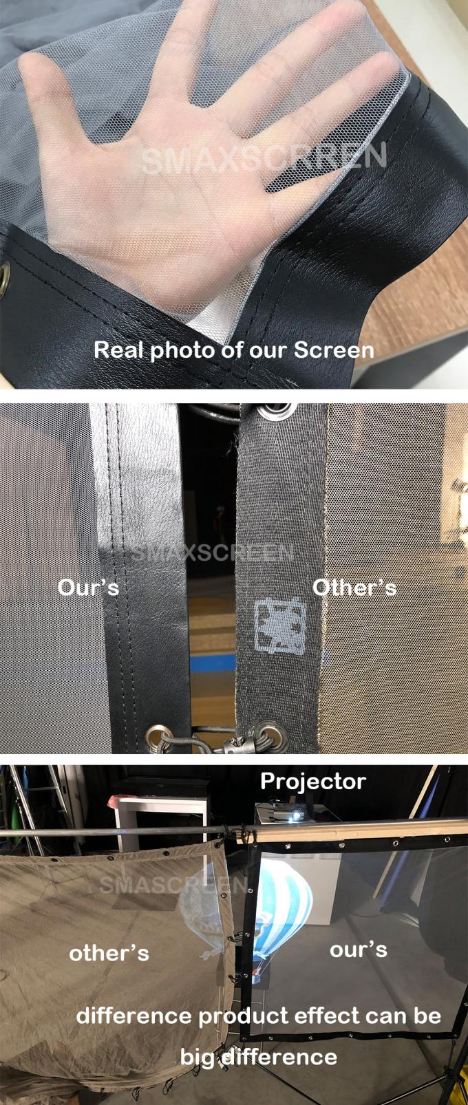 Gauze Fabric Holographic Projection Film Advertising 3D Clear Projector ...
