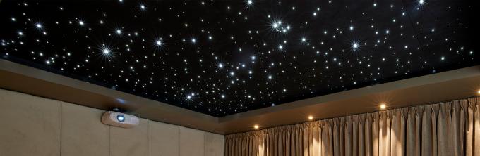 600x1200mm LED Fiber Optic Star Ceiling Panels With RGB And White Colors