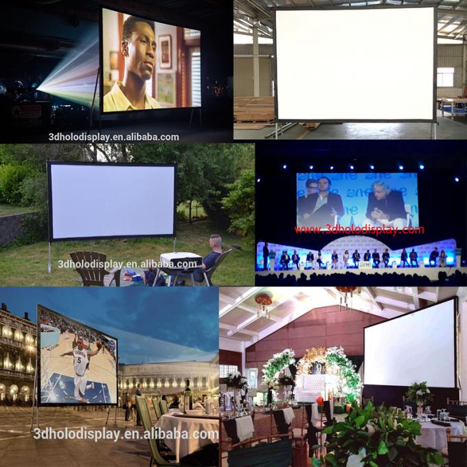 300 Inch Front And Rear Fast Fold Projector Screen Outdoor Theater Screen