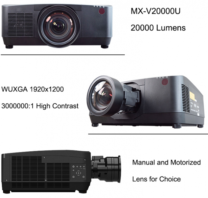 20000lumen LCD Laser Projector Support 4K For 3D Mapping Projection