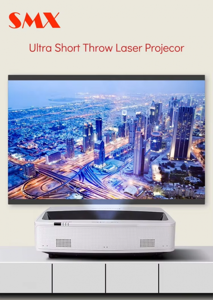 5000 Lumens Laser TV Projector 3LCD Ultra Short Throw Laser Projector ...