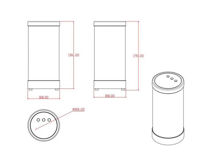 Handheld Mini Holo Tube Portable Hologram Display 5inch Holographic ...