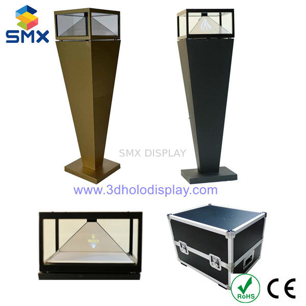 Big Size 4 Sides 360 Degree Holographic Display Case Hologram Showcase ...
