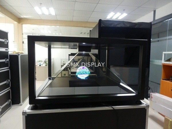 Big Size 4 Sides 360 Degree Holographic Display Case Hologram Showcase ...