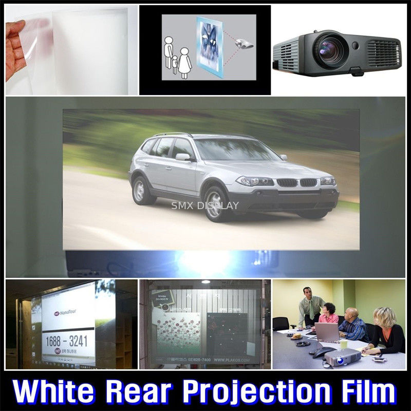 High Contrast White Rear Projection Film 3D Holographic Projection Film ...