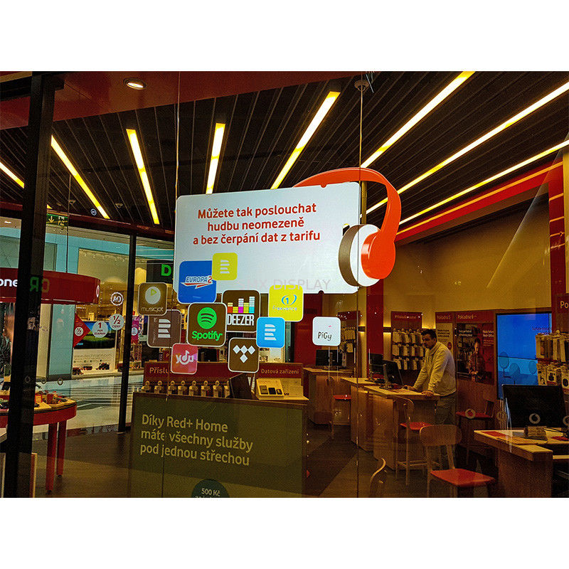 1524x3000mm Clear Rear Projection Film Indoor Outdoor Transparent ...