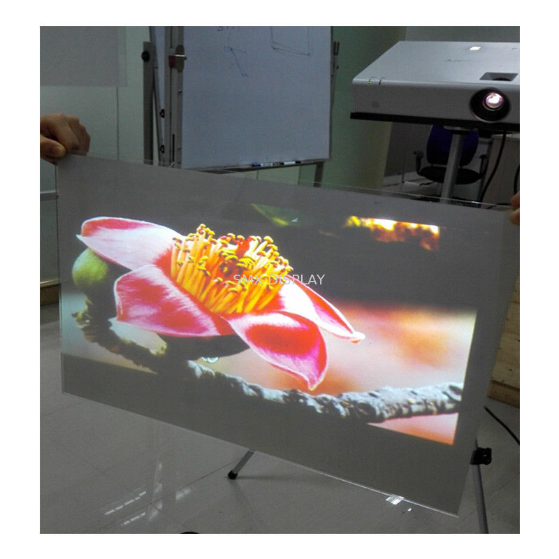 Self Adhesive Holographic Rear Projection Film 3D Transparent For ...