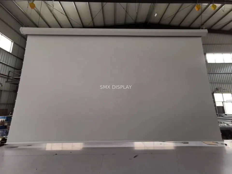 300'' Electric Projector Screen 16:9 Projection Tab Tensioned Motorized ...