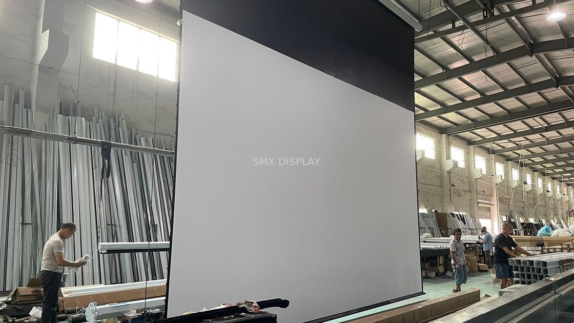 300'' Electric Projector Screen 16:9 Projection Tab Tensioned Motorized ...