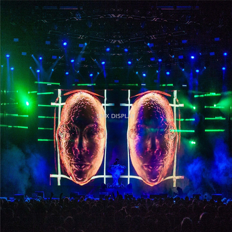 3D Holographic Effect Projection Screen Holographic Screen Projection ...