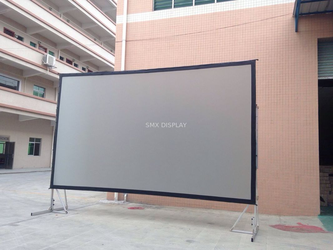 300'' Fast Fold Projection Screen With Front And Rear Projection Fabric ...