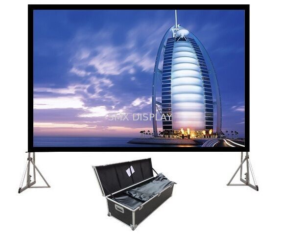 Easily assembly outdoor projection screen , Fast Fold Screens for Front ...
