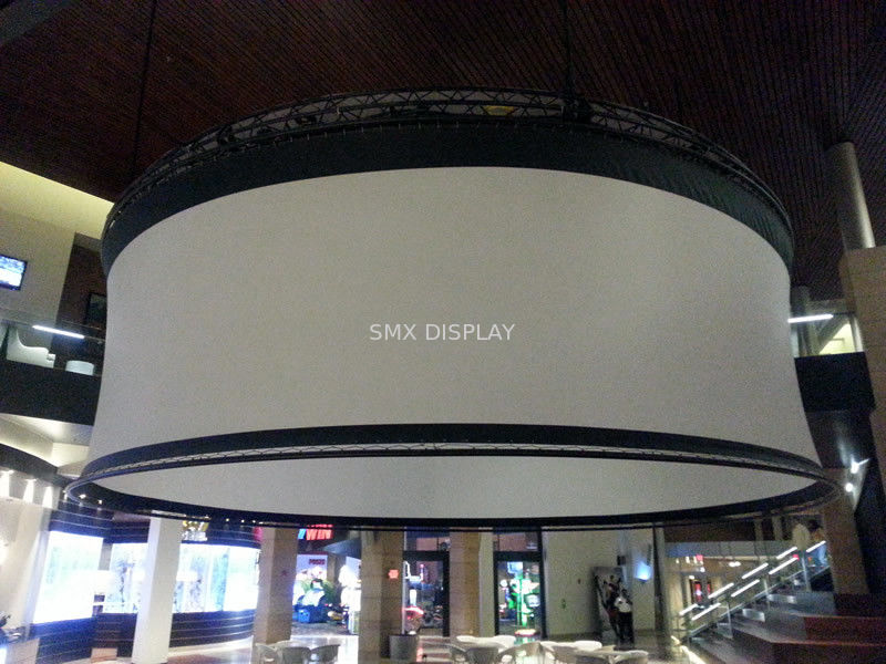 360 Degree Large Curved Projection Screen Custom Sizes With Stand