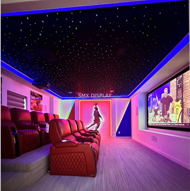 0.75mm PMMA Random Star Fiber Optic Lights Star Ceiling Panels For Home ...