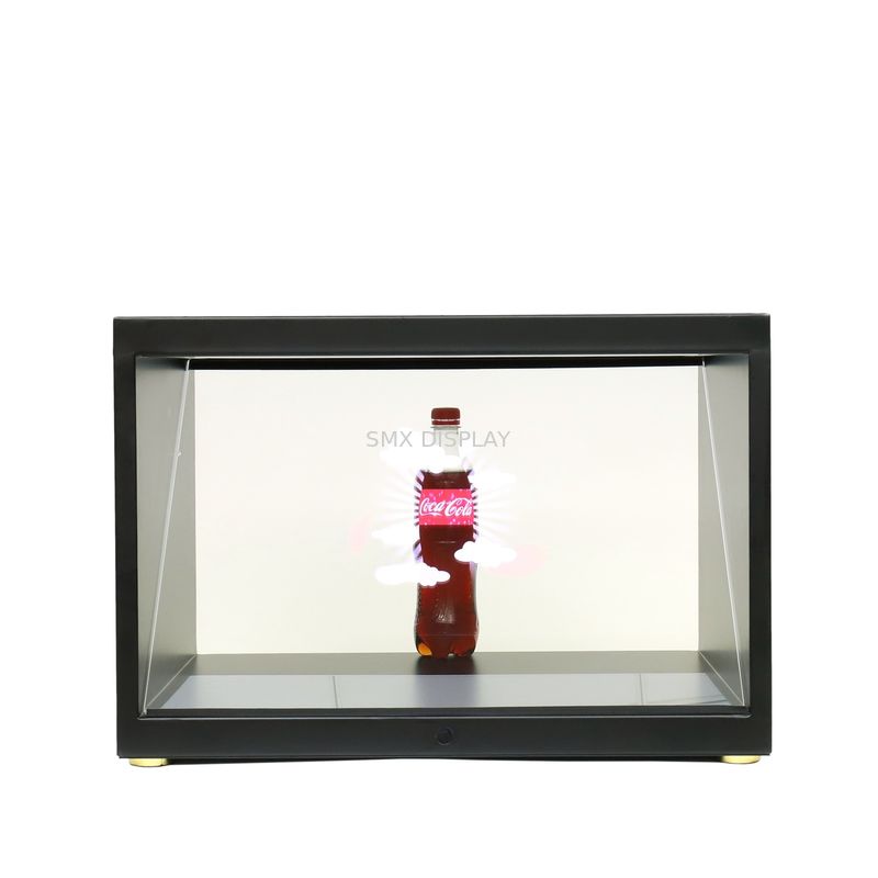 22 Inch 1 Sided 180 Degree Hologram Pyramid Display Showcase 3D Holo Box Holographic Advertising ...
