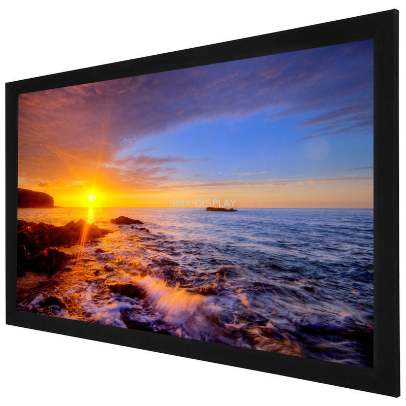 120 Inch Fixed Projector Screen , Fixed Frame Projection Screen For ...