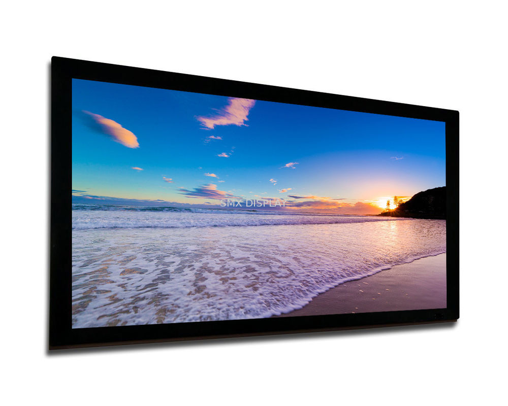 3D Perforated Silver acoustically transparent projection screen For ...