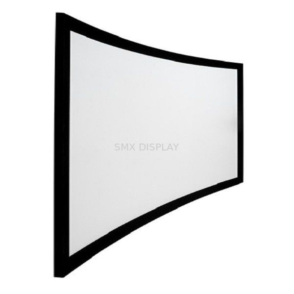 120'' wall mounted projector screens , Curved Projection Screen for ...