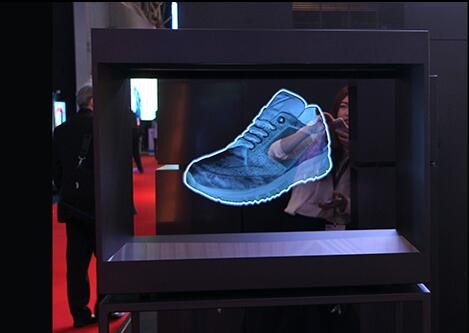 40" HoloCube one Sided hologram advertising display showcase for stereo ...