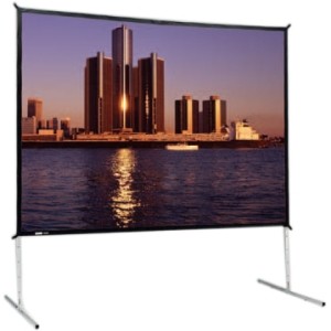 Portable Projector Fast Fold Screens / Movie Presentation Rear ...