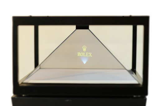 Large 70" 3d Holographic Projection Pyramid Holocube Video Full Hd ...
