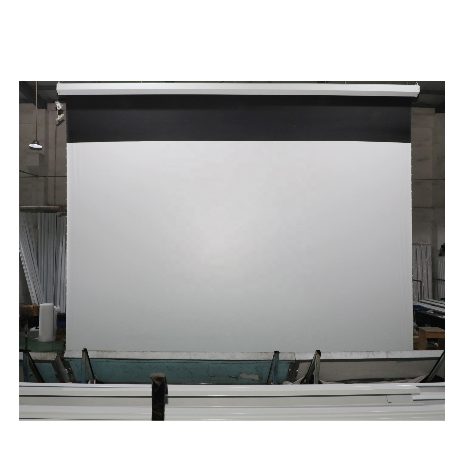 300 Inch Electric Projector Screen Tab Tensioned Motorized Projection ...