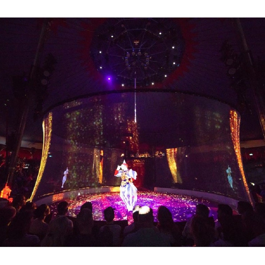 Fireproof B2 Holo Gauze Holographic Mesh Screen For 3D Projection