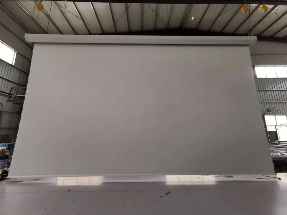 300'' Electric Projector Screen 16:9 Projection Tab Tensioned Motorized ...