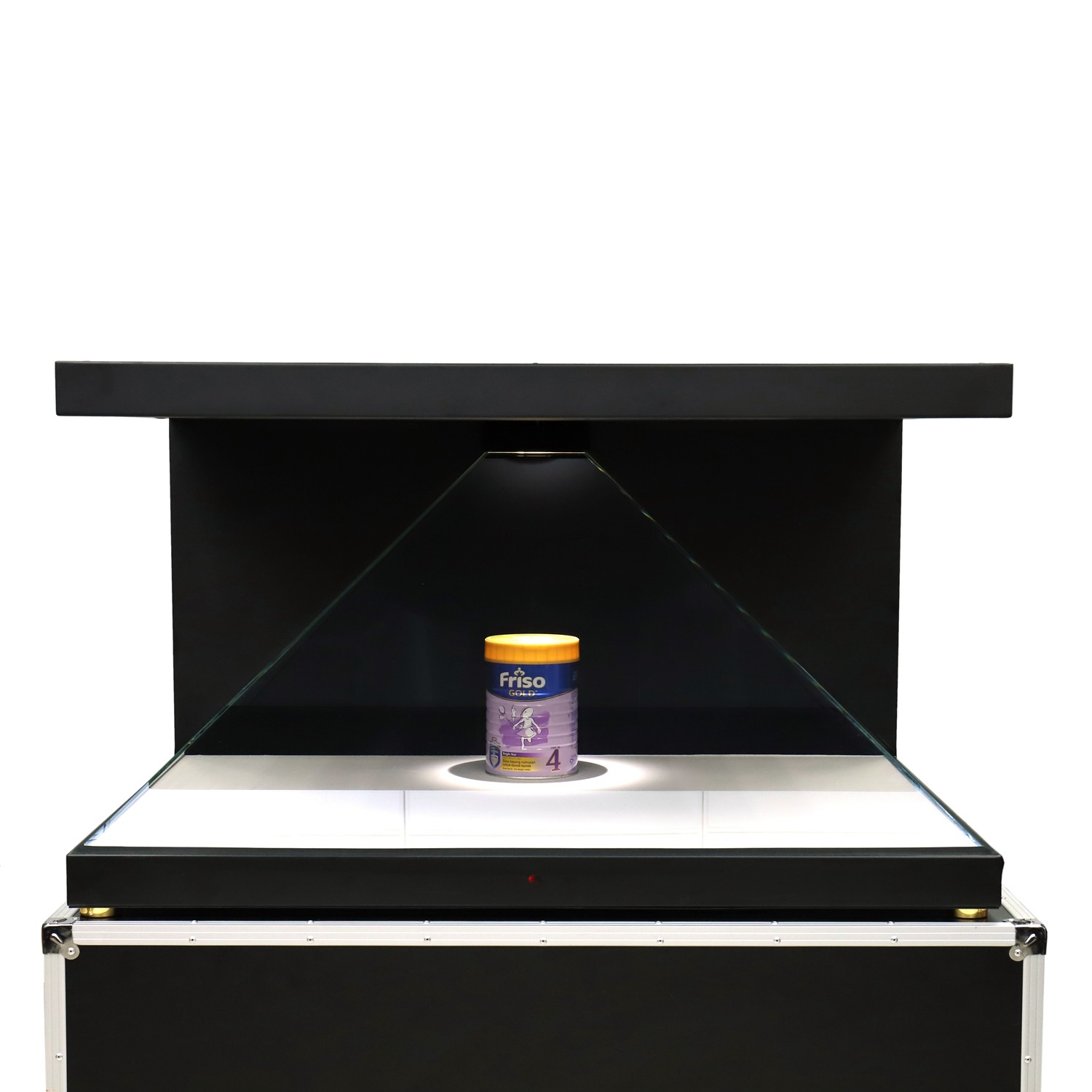55'' Pyramid Holographic Showcase Combine A Physical Product With 3D ...