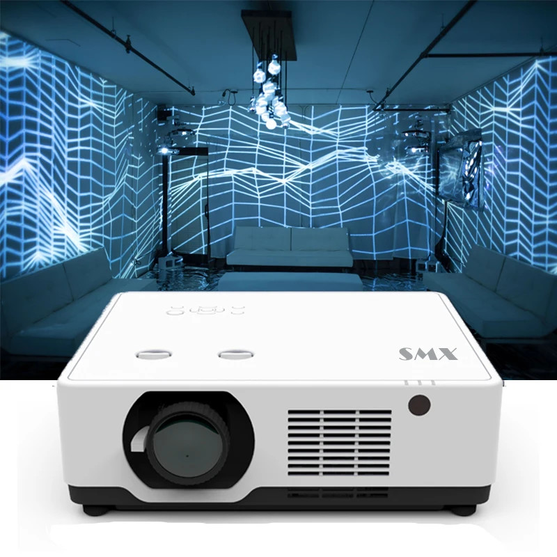 4K Laser Portable Projector 3LCD 6500Lumens For Outdoor Educational ...