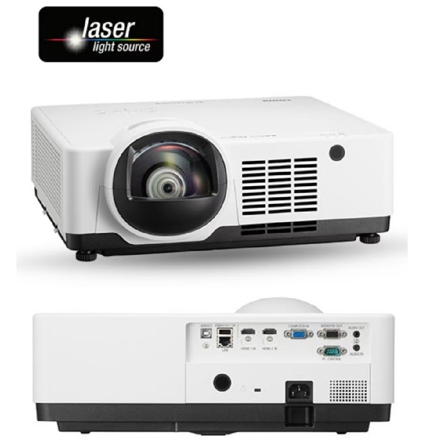 7500lumen short-throw laser projector immersive projection brings the ...